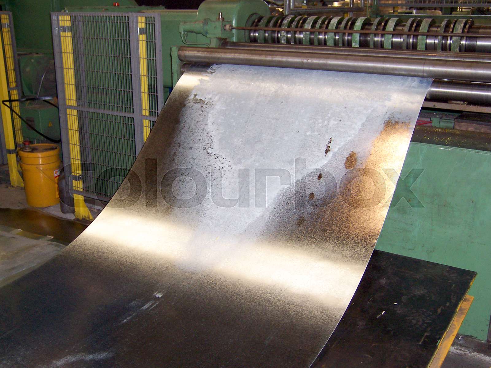 Damaged metal coils | Stock image | Colourbox