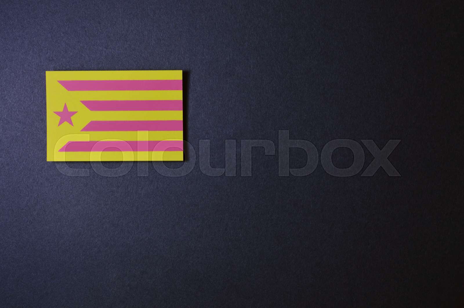 red estelada flag | Stock image | Colourbox