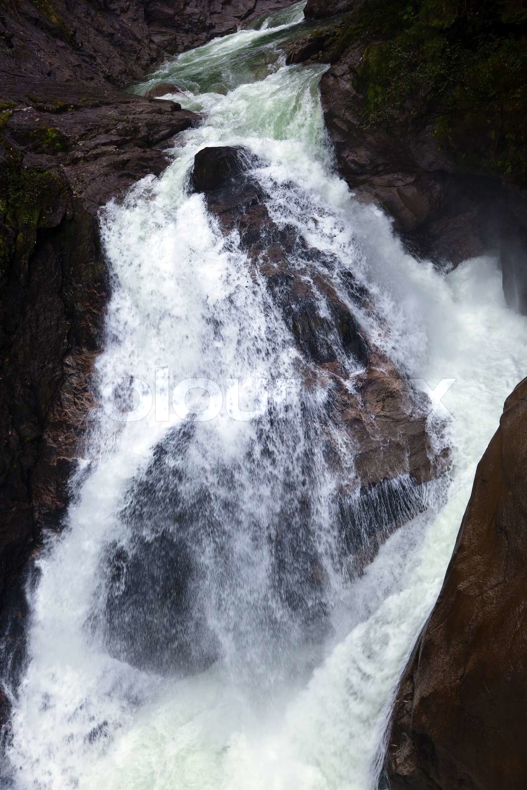 the krimmel waterfalls in austria salzburg. europe's largest waterfalls ...