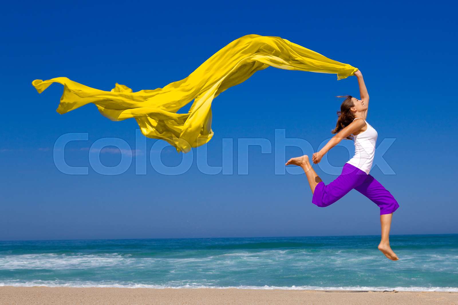 Jumping | Stock image | Colourbox