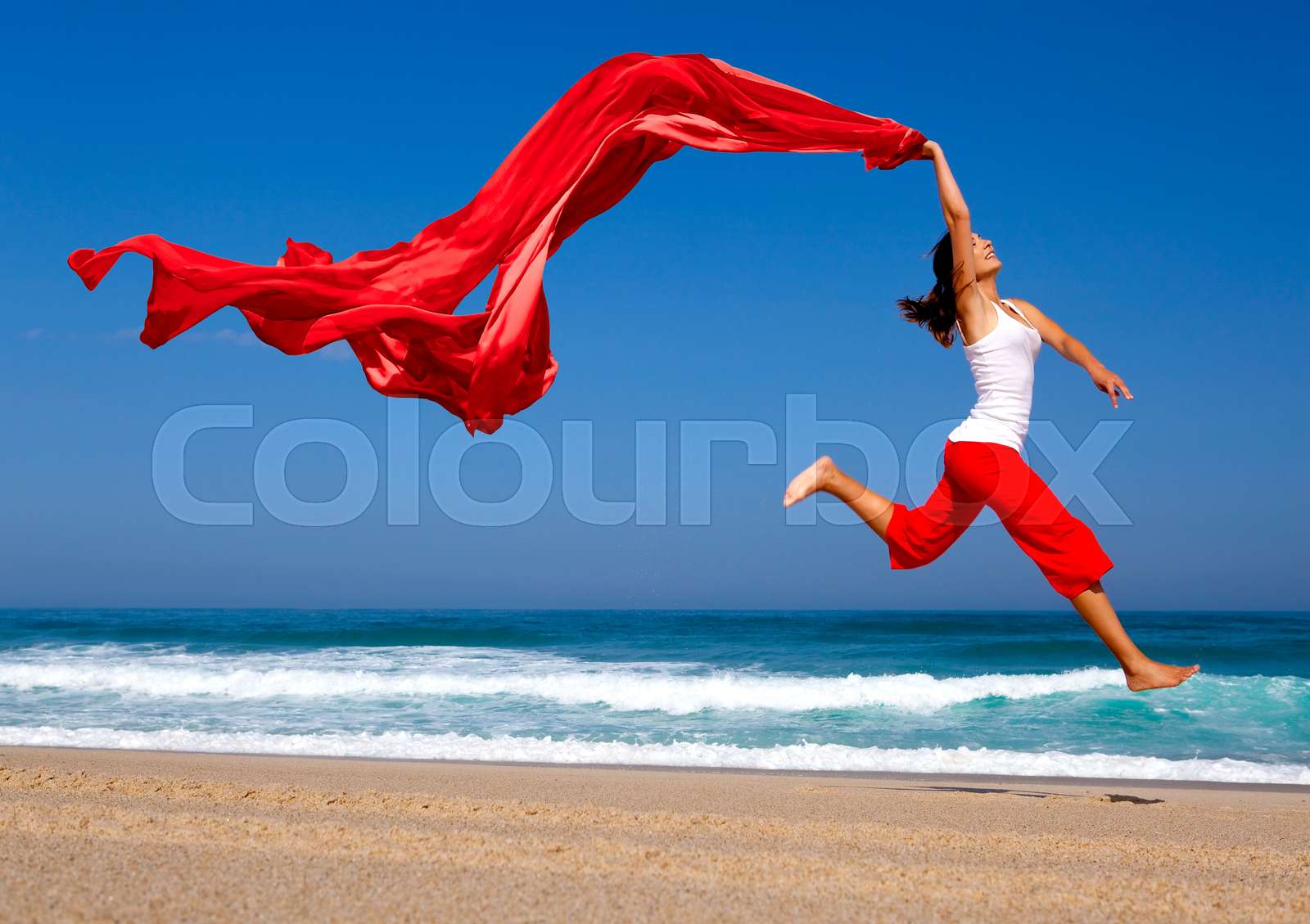 Jumping | Stock image | Colourbox