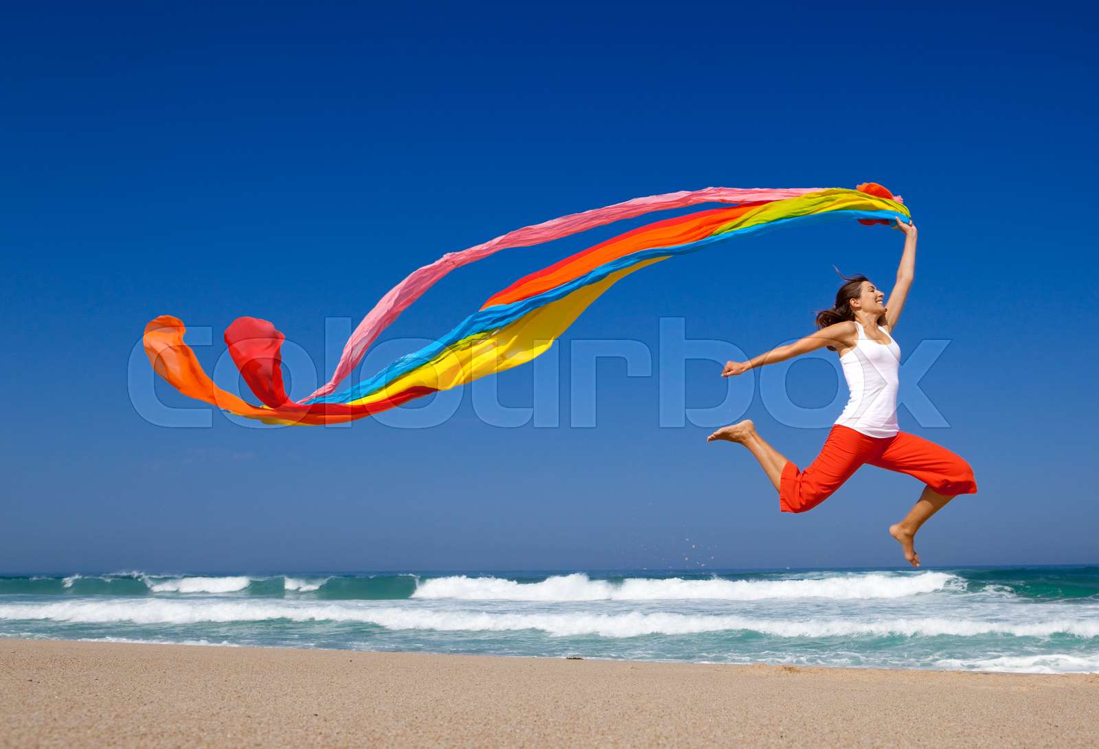 Jumping | Stock image | Colourbox