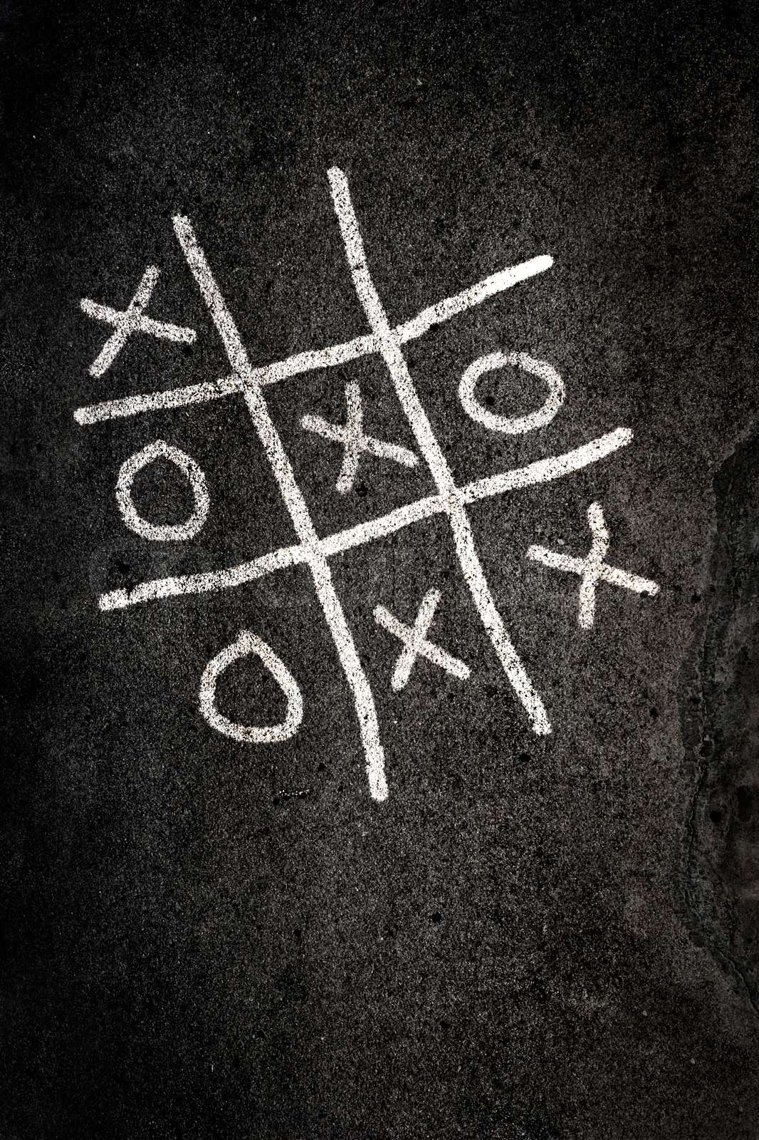 Noughts and Crosses game | Stock image | Colourbox