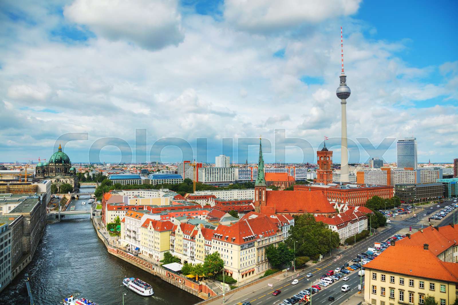 Aerial overview of Berlin | Stock image | Colourbox