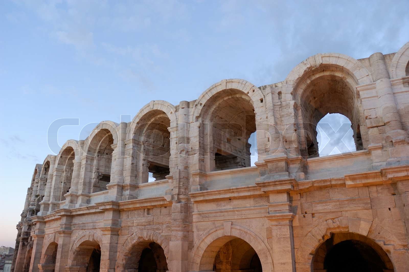 Ancient roman arena in Arles, France | Stock image | Colourbox