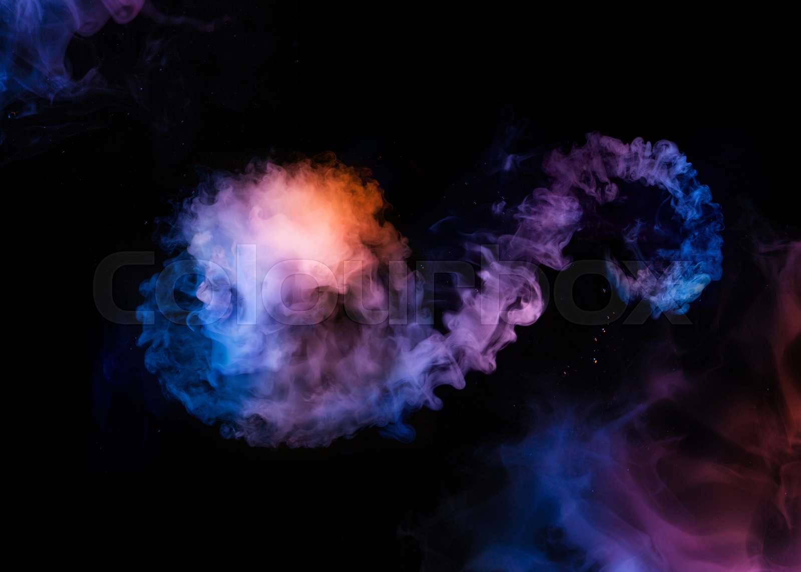 splash of colored smoke | Stock image | Colourbox
