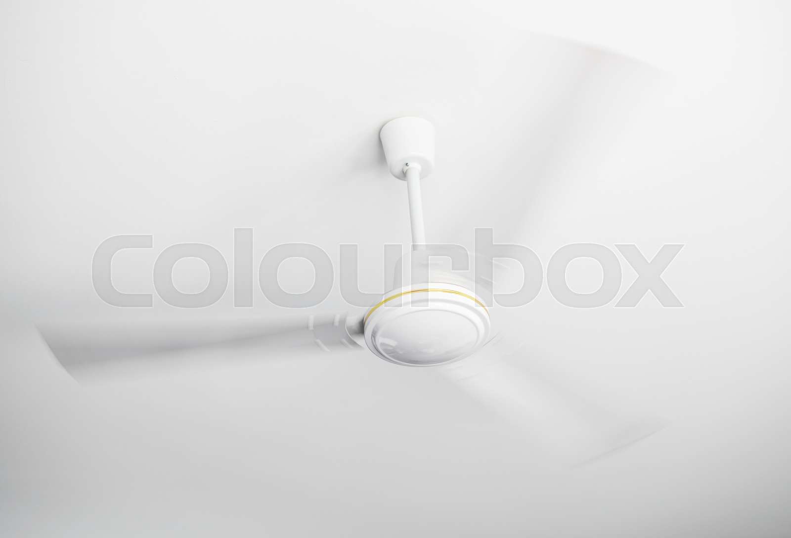 Photo of Ceiling fan in motion. | Stock image | Colourbox