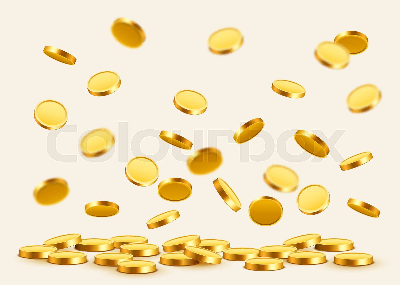 Coins Falling Png