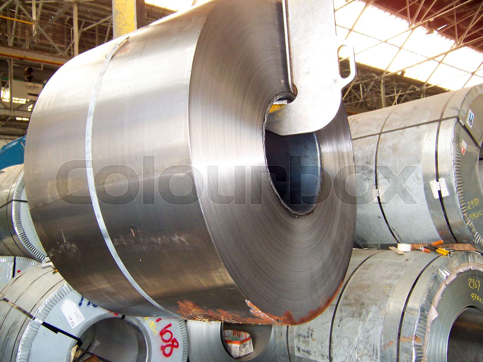 Industrial coils machinery | Stock image | Colourbox