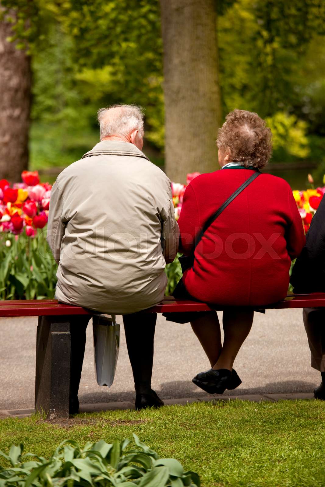 Old people resting | Stock image | Colourbox