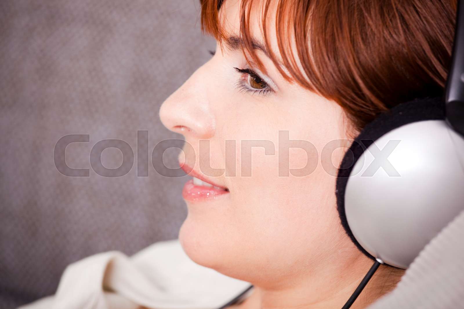 Relax and listening music | Stock image | Colourbox