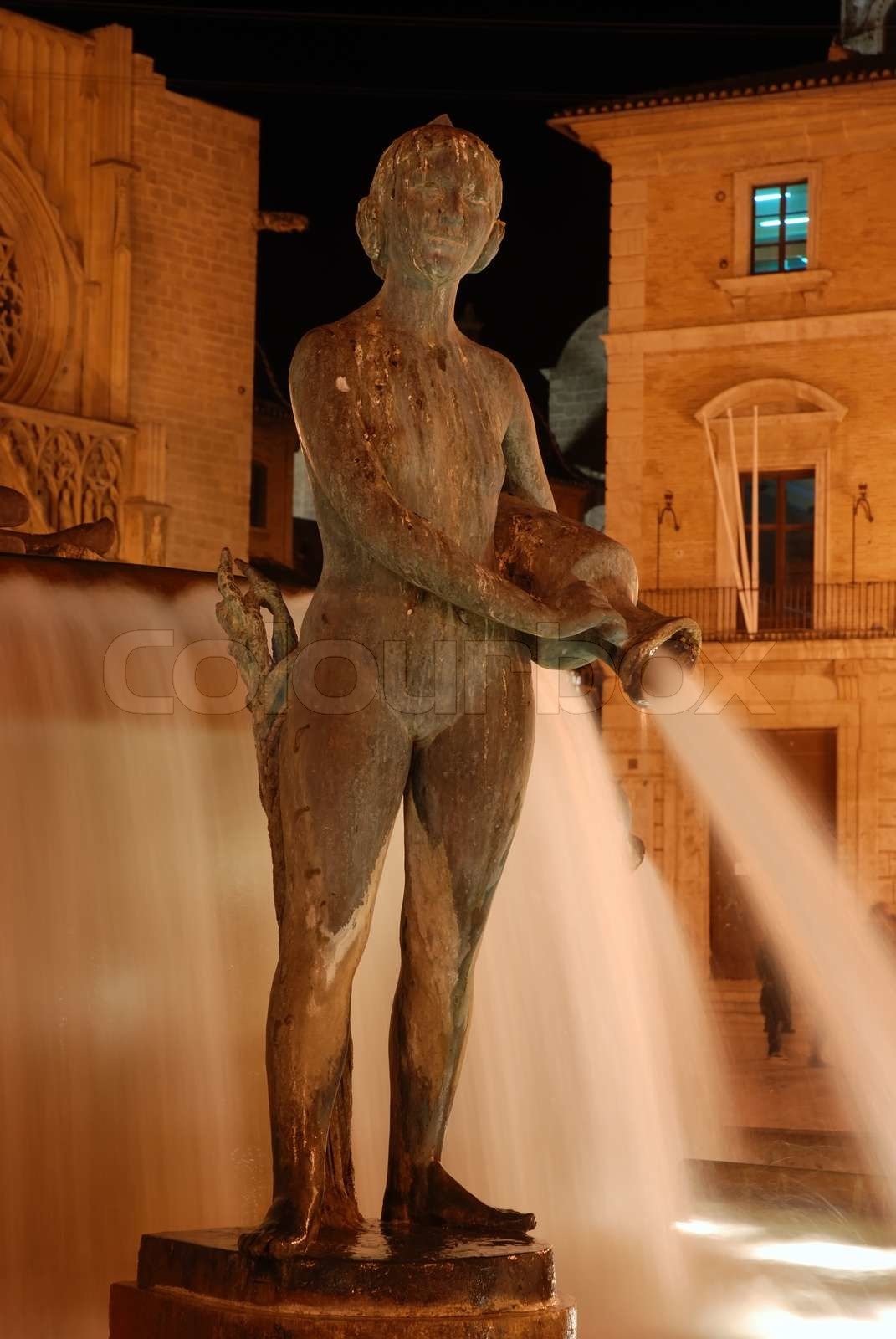 Statue in Valencia | Stock image | Colourbox