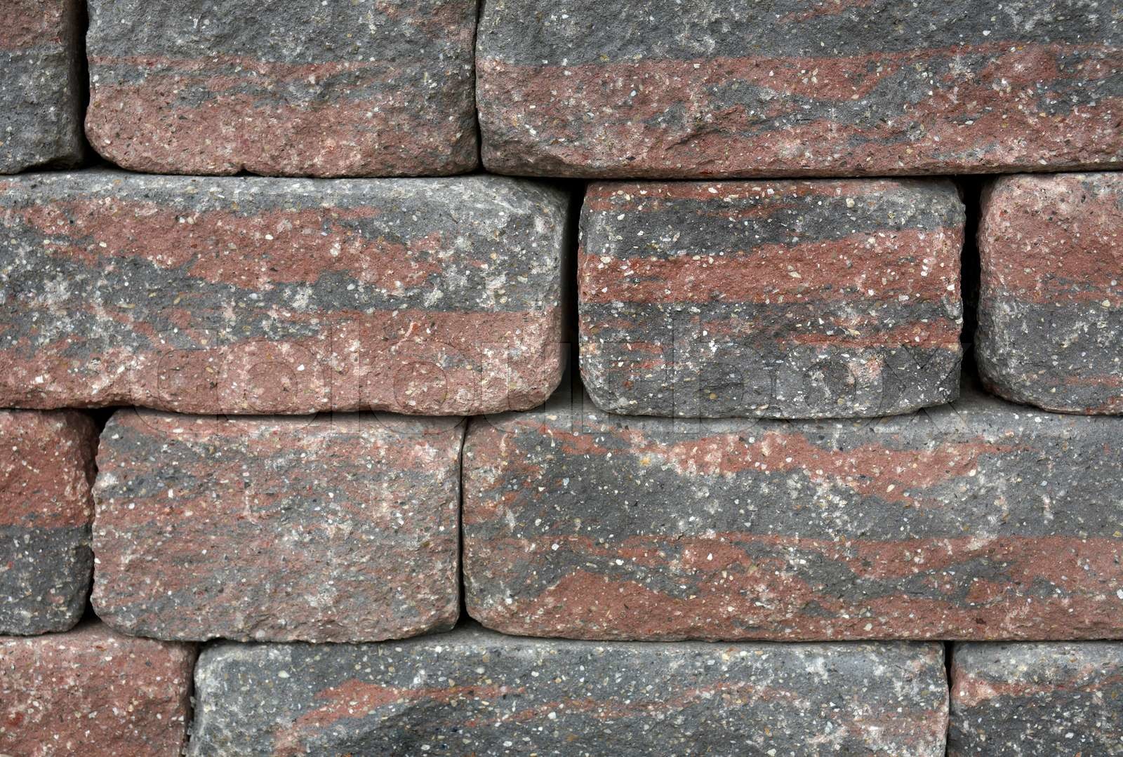 dry masonry wall detail | Stock image | Colourbox