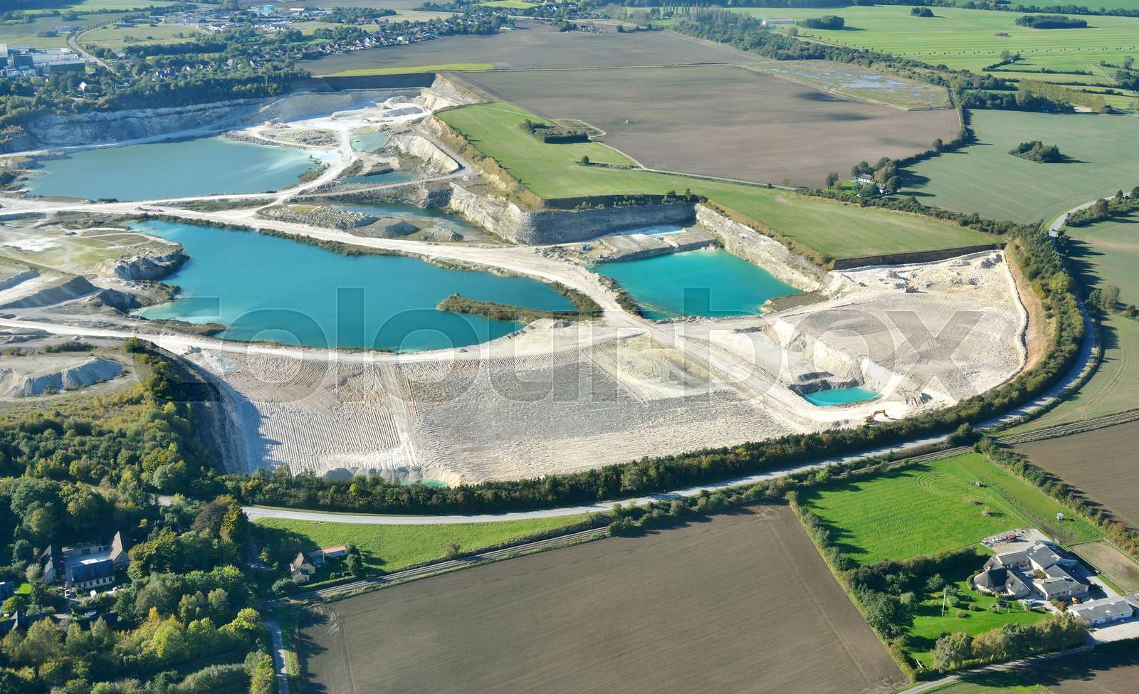 Fakse kalkbrud på Sjælland | Stock foto | Colourbox