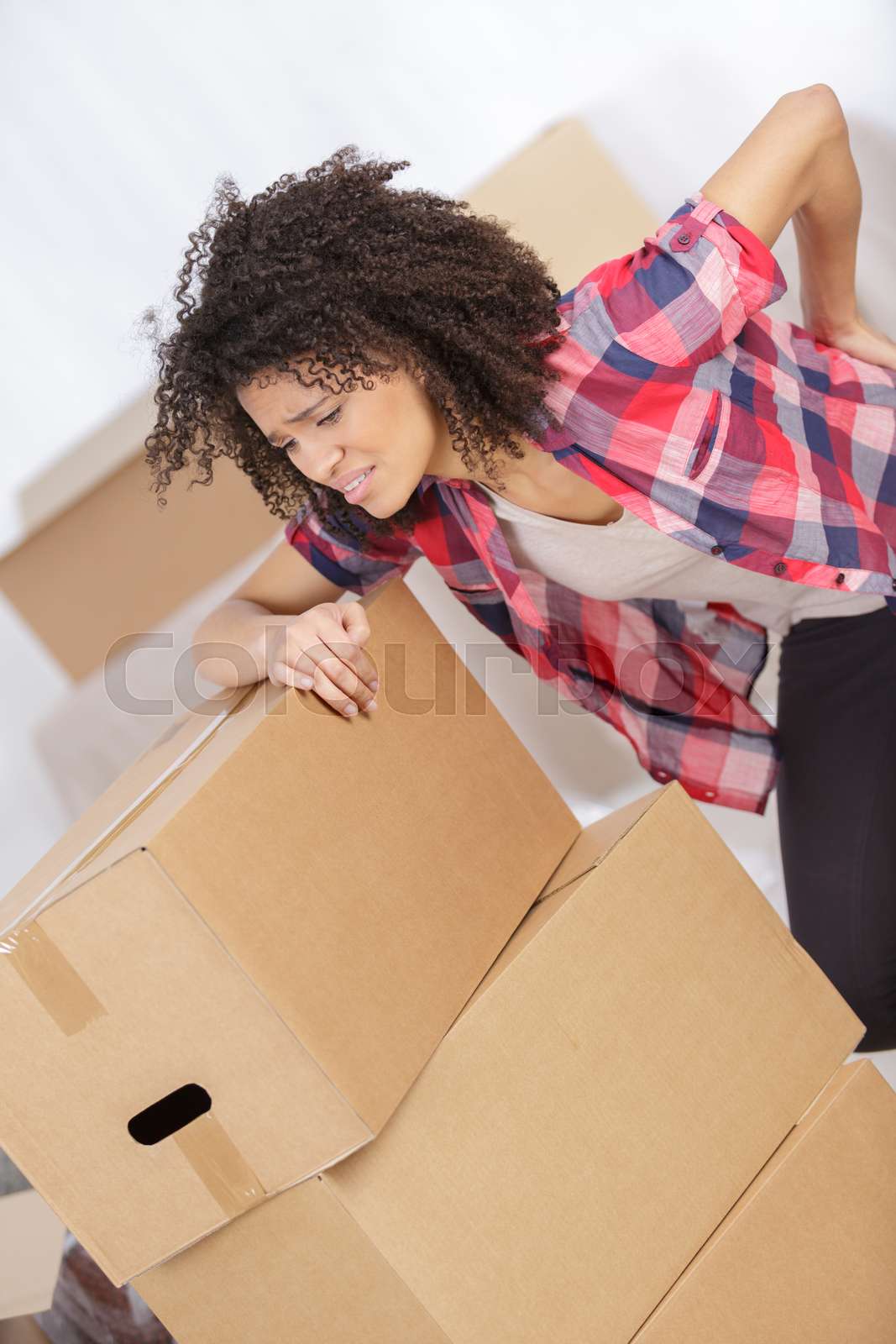 lower back pain | Stock image | Colourbox