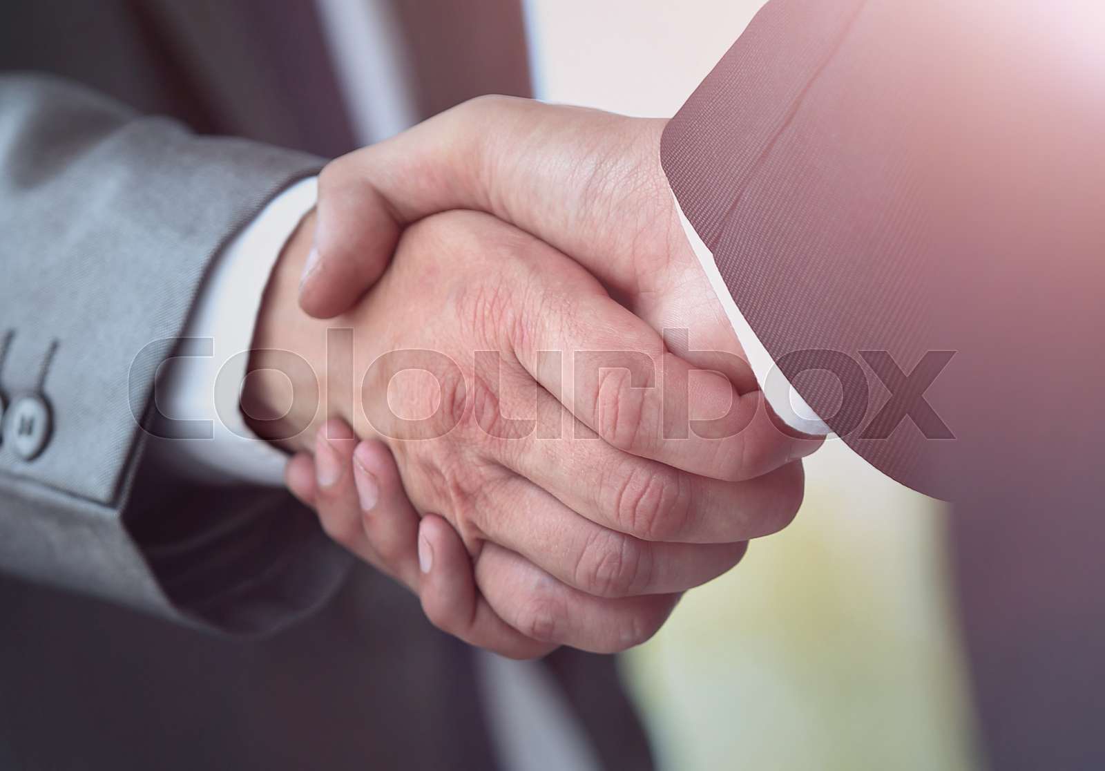 handshake in office | Stock image | Colourbox