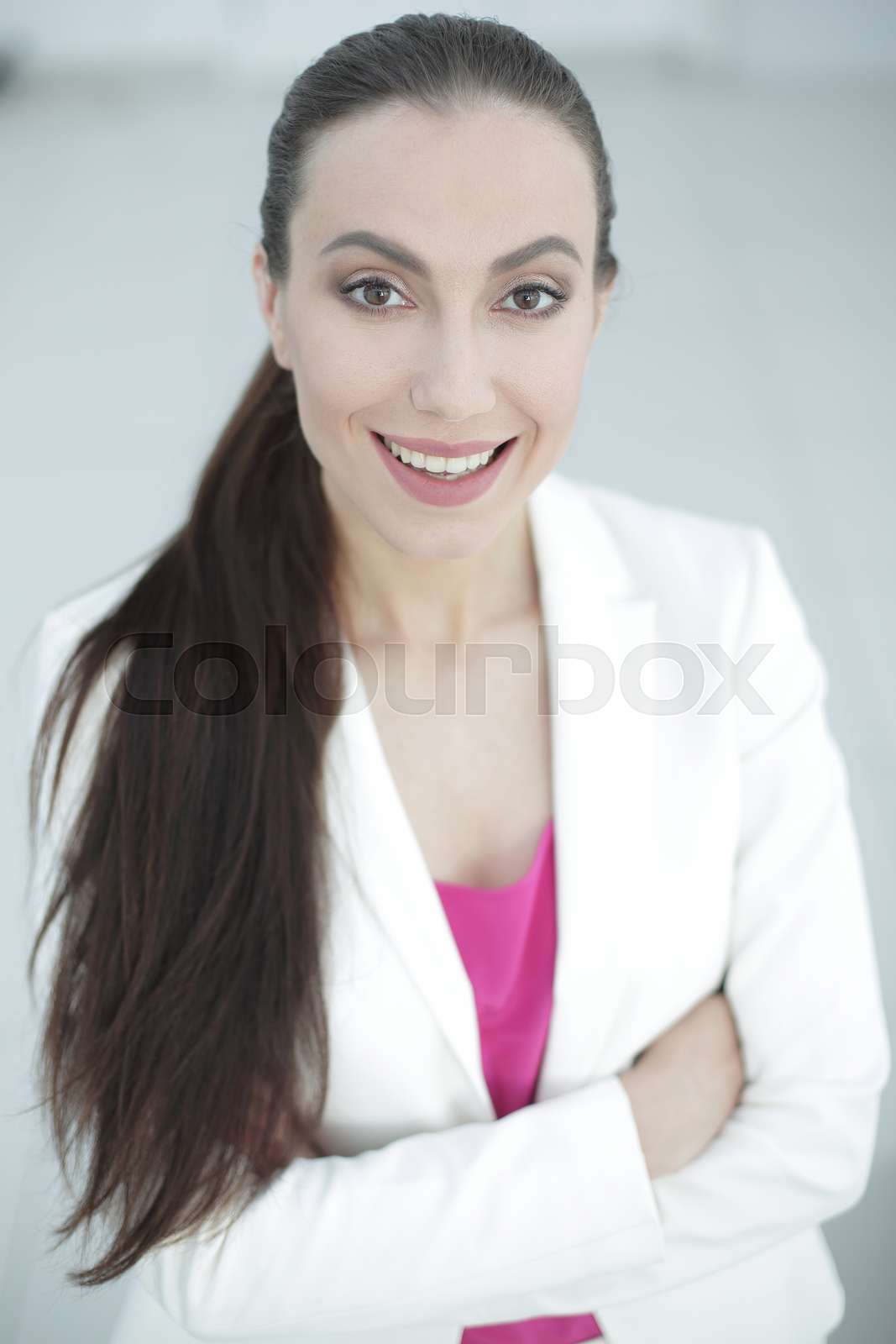closeup . portrait of successful business lady. | Stock image | Colourbox