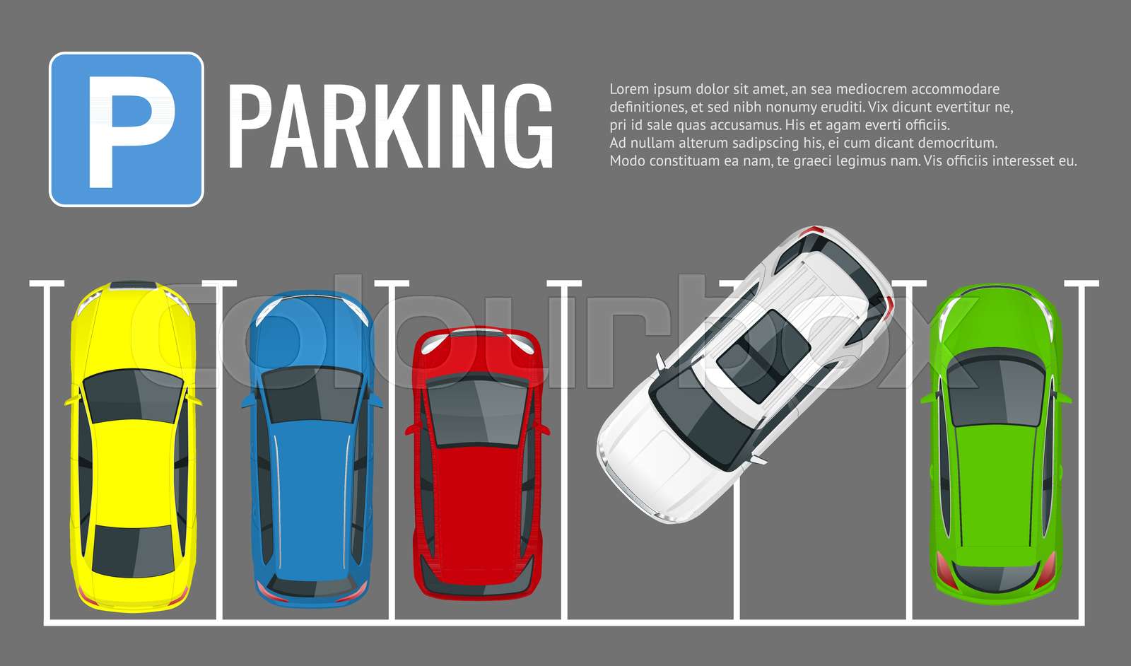 Parking Lot Vector