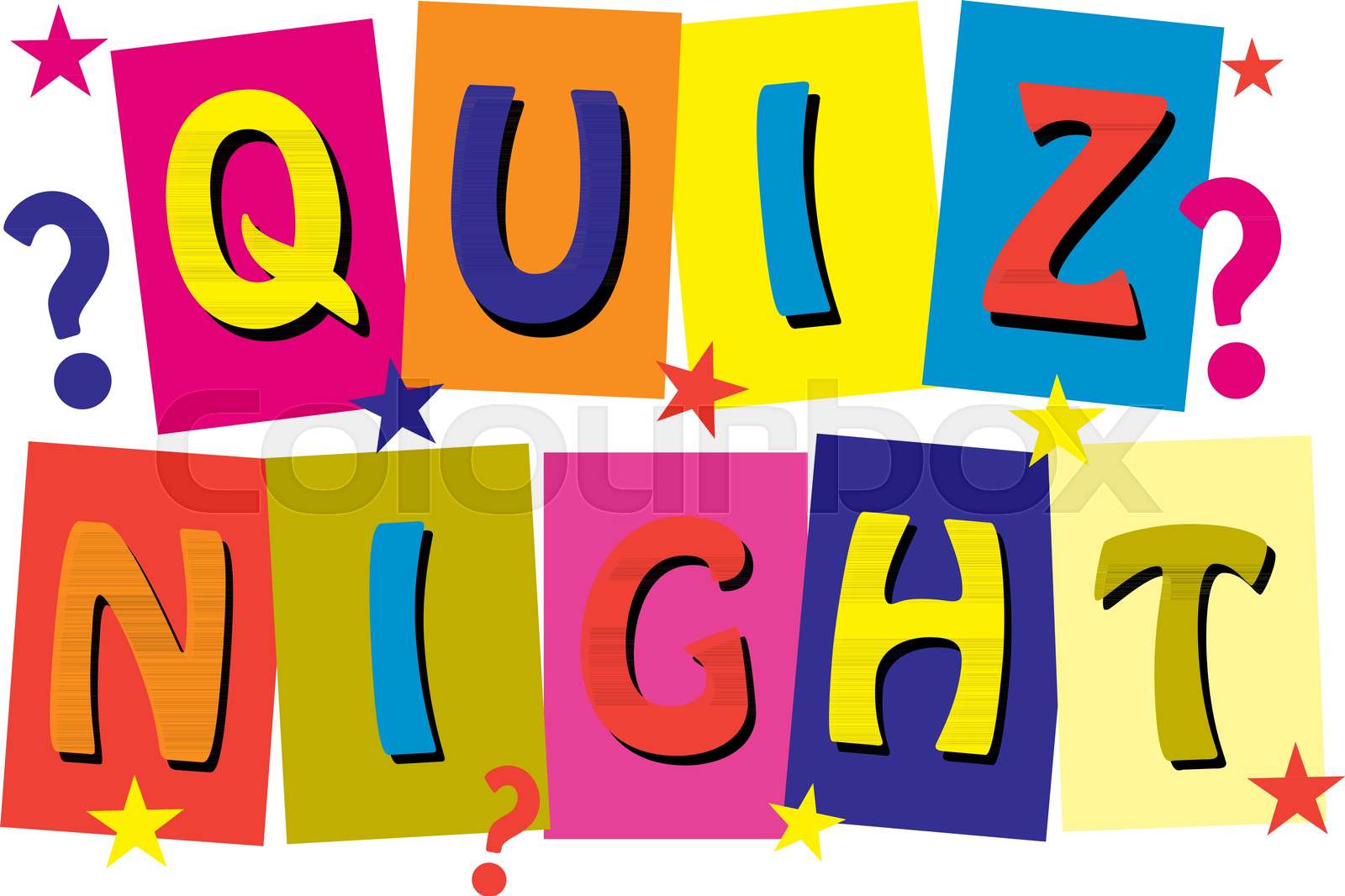 Quiz night logo | Stock vector | Colourbox