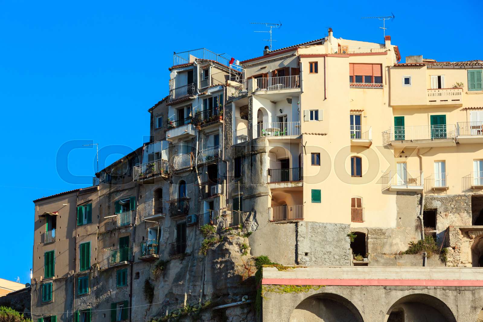 Tropea town view, Calabria, Italy | Stock image | Colourbox