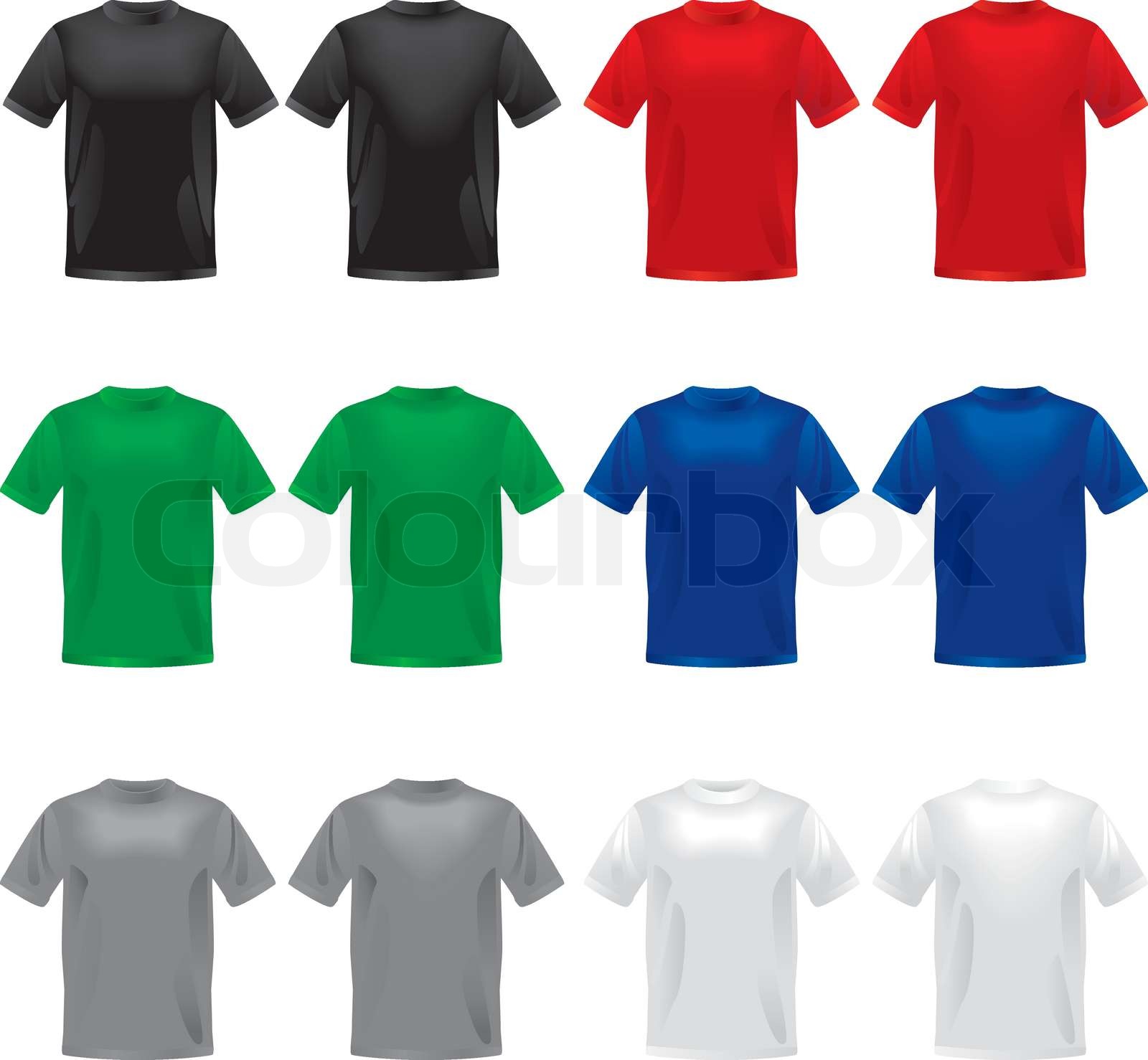 Color Shirts - Vector Illustration - Eps | Stock vector | Colourbox