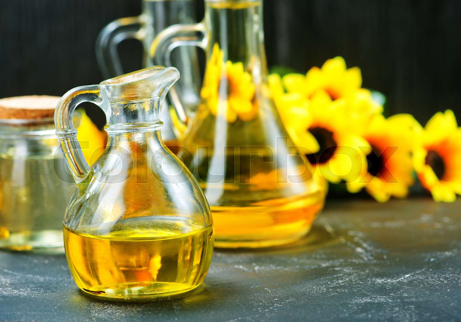 Oil in bottle | Stock image | Colourbox