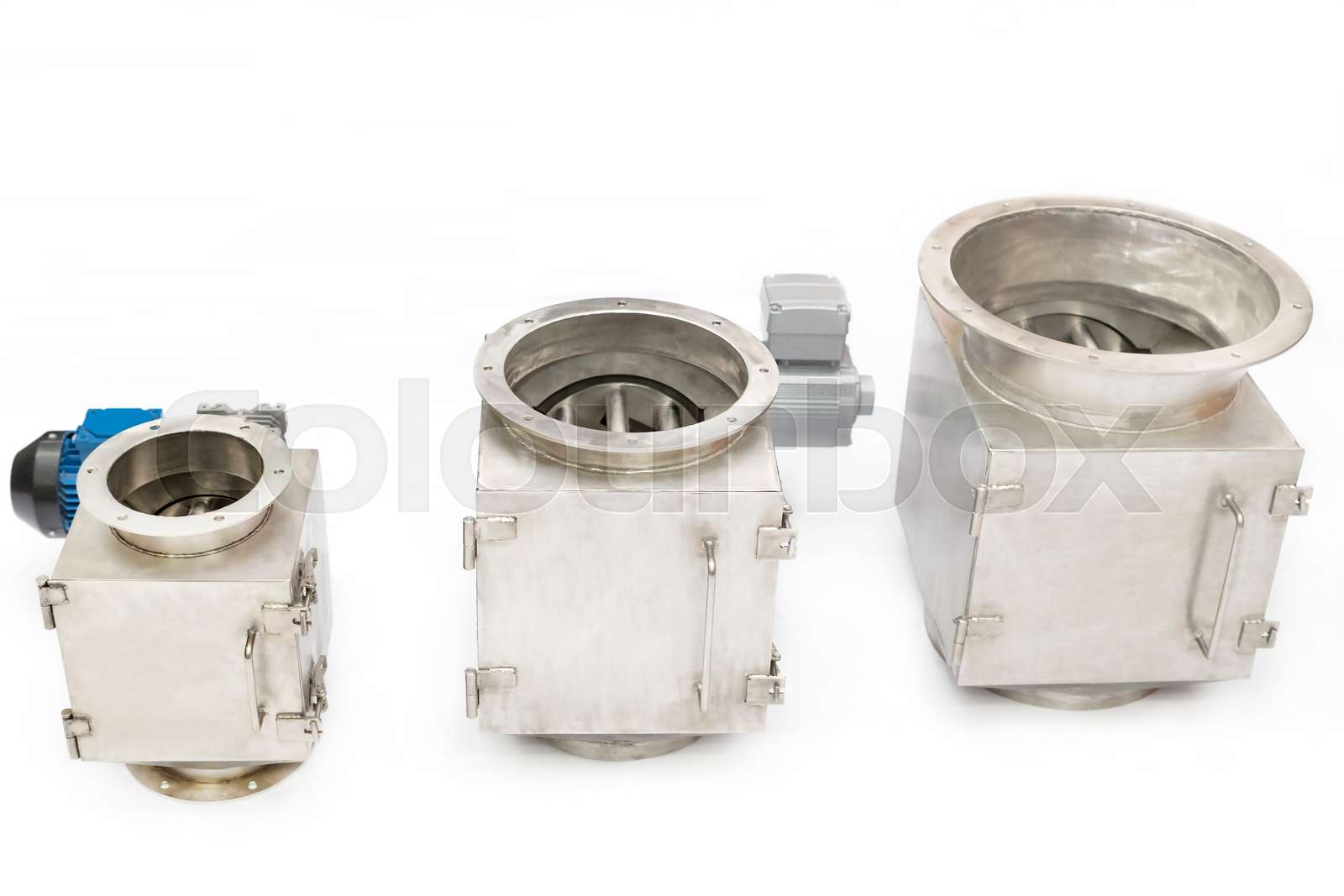 Electromagnetic separator for cleaning from metal particles | Stock ...