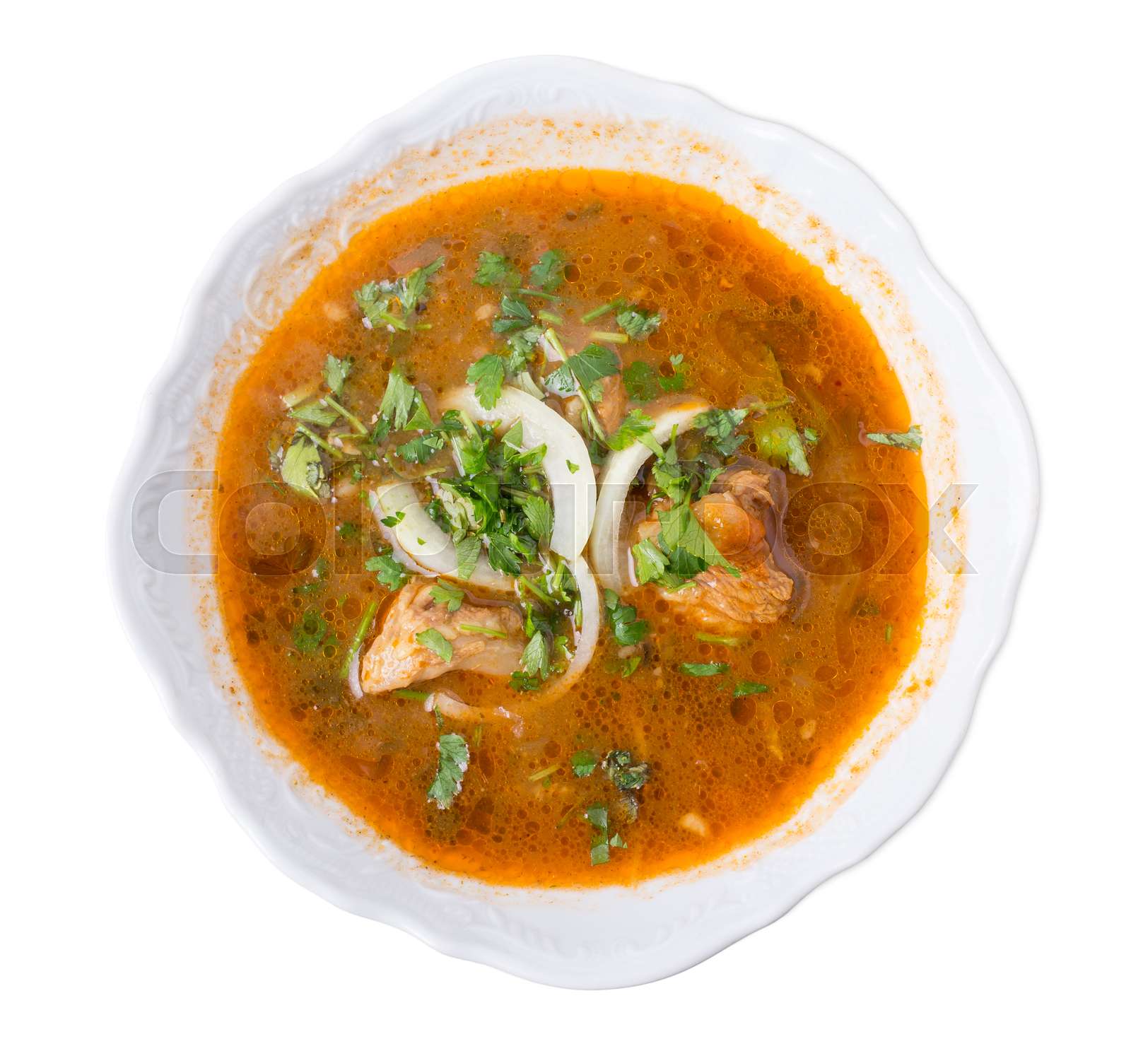 Georgian kharcho beef soup. | Stock image | Colourbox