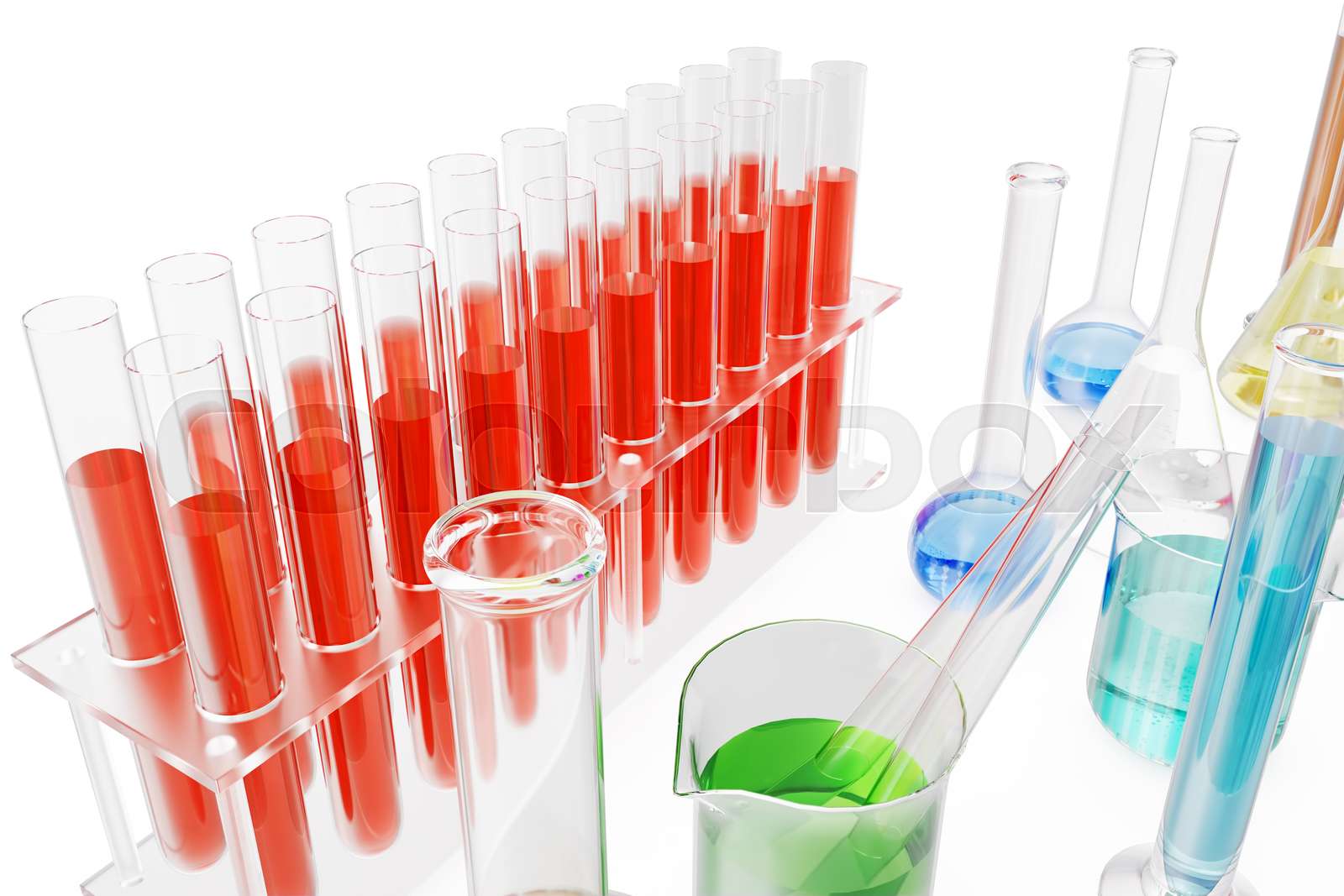 chemie, illustration, gewerbe | Stock Bild | Colourbox