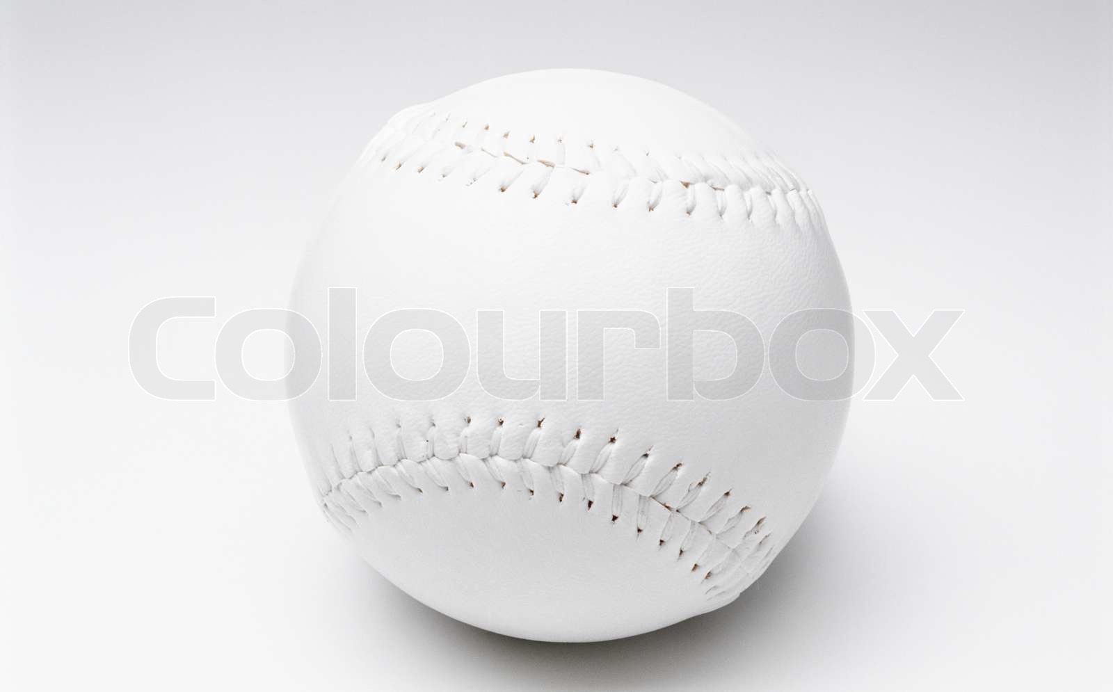 White baseball | Stock image | Colourbox