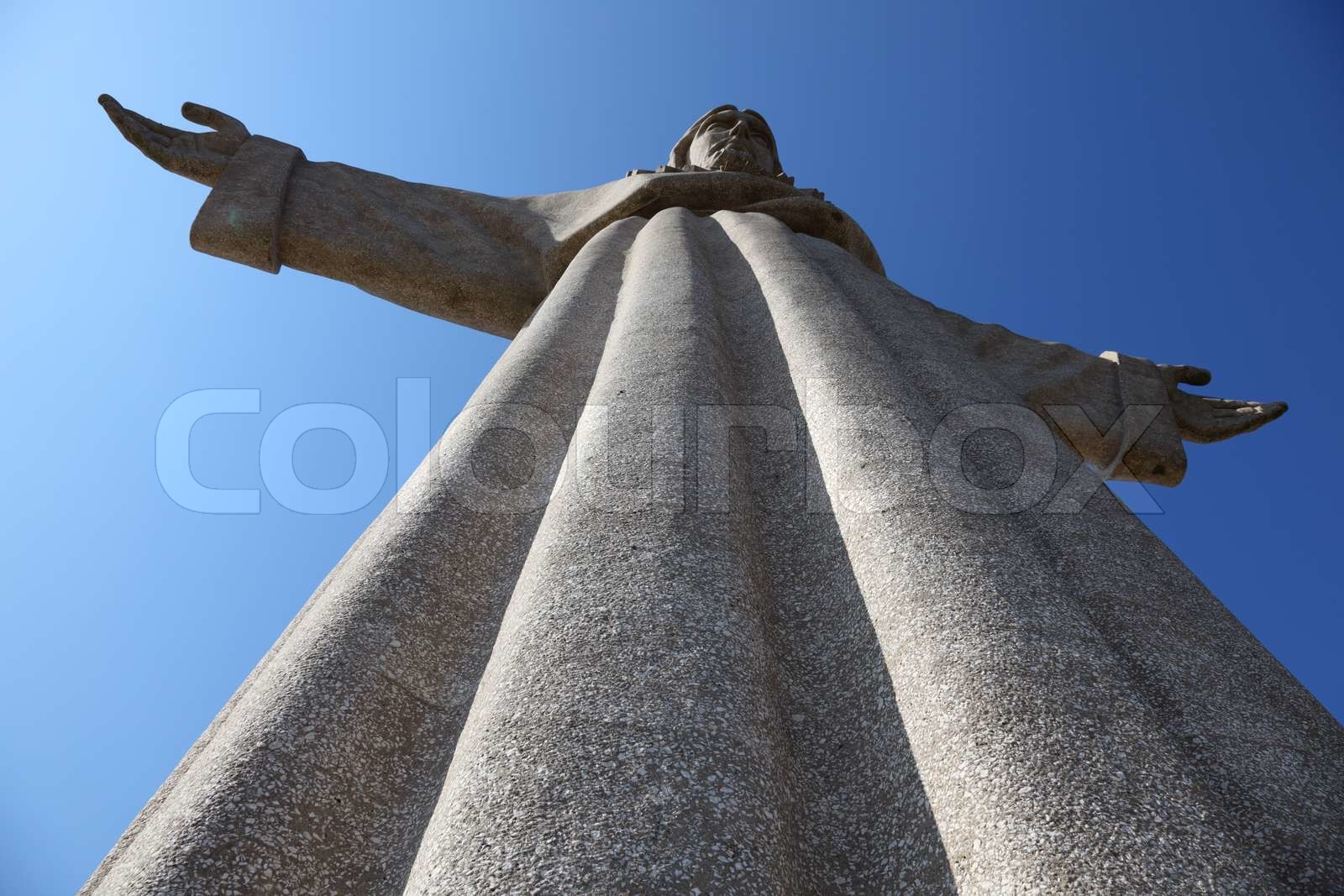Jesus Kristus statue i Lissabon | Stock foto | Colourbox