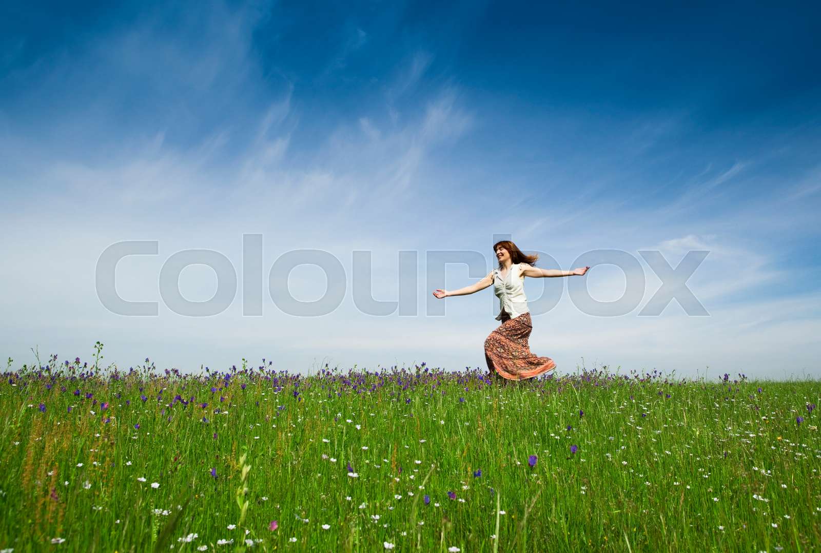 Dancing on nature | Stock image | Colourbox