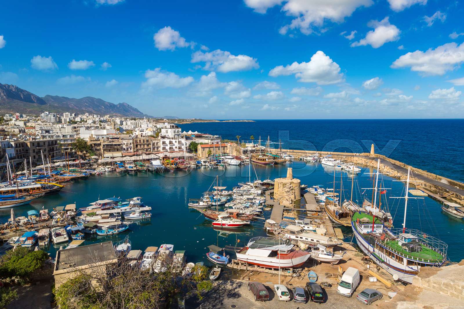 Harbour in Kyrenia (Girne), North Cyprus | Stock image | Colourbox