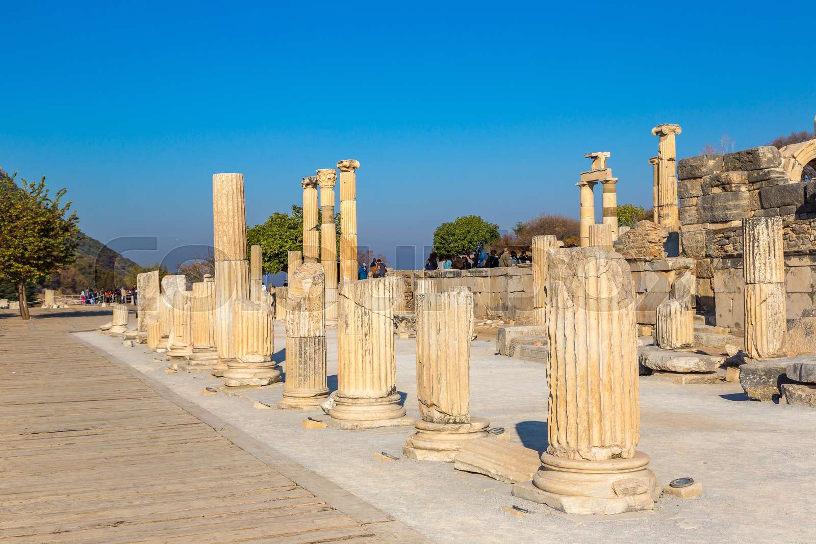 Ancient City Ephesus Turkey Stock Image Colourbox