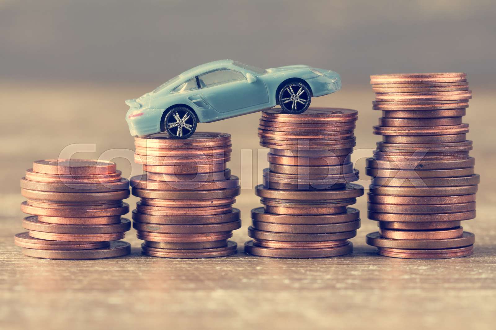 Saving Money For A Car Stock Image Colourbox