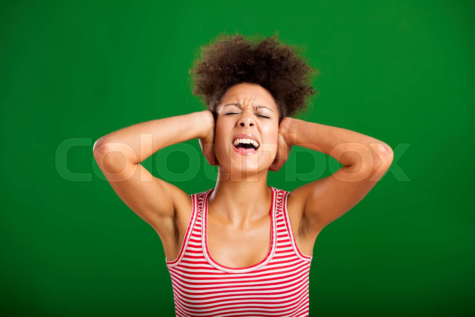 Too much noise | Stock image | Colourbox