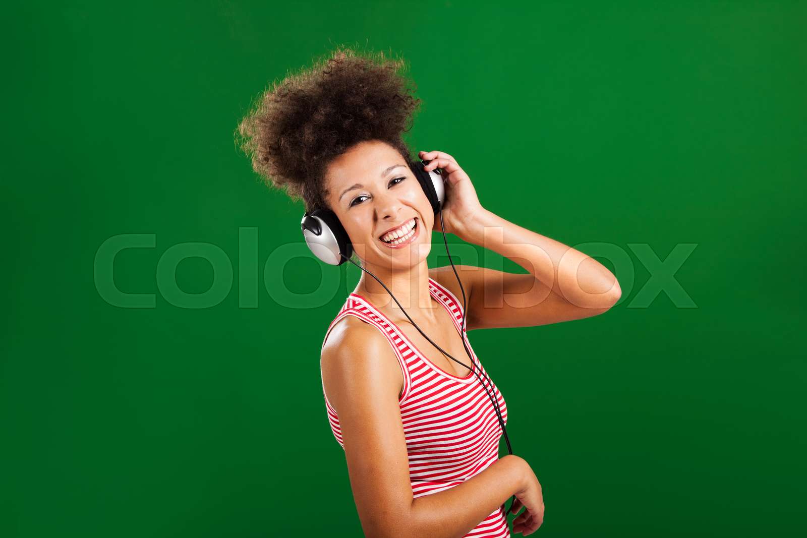 Listen music | Stock image | Colourbox