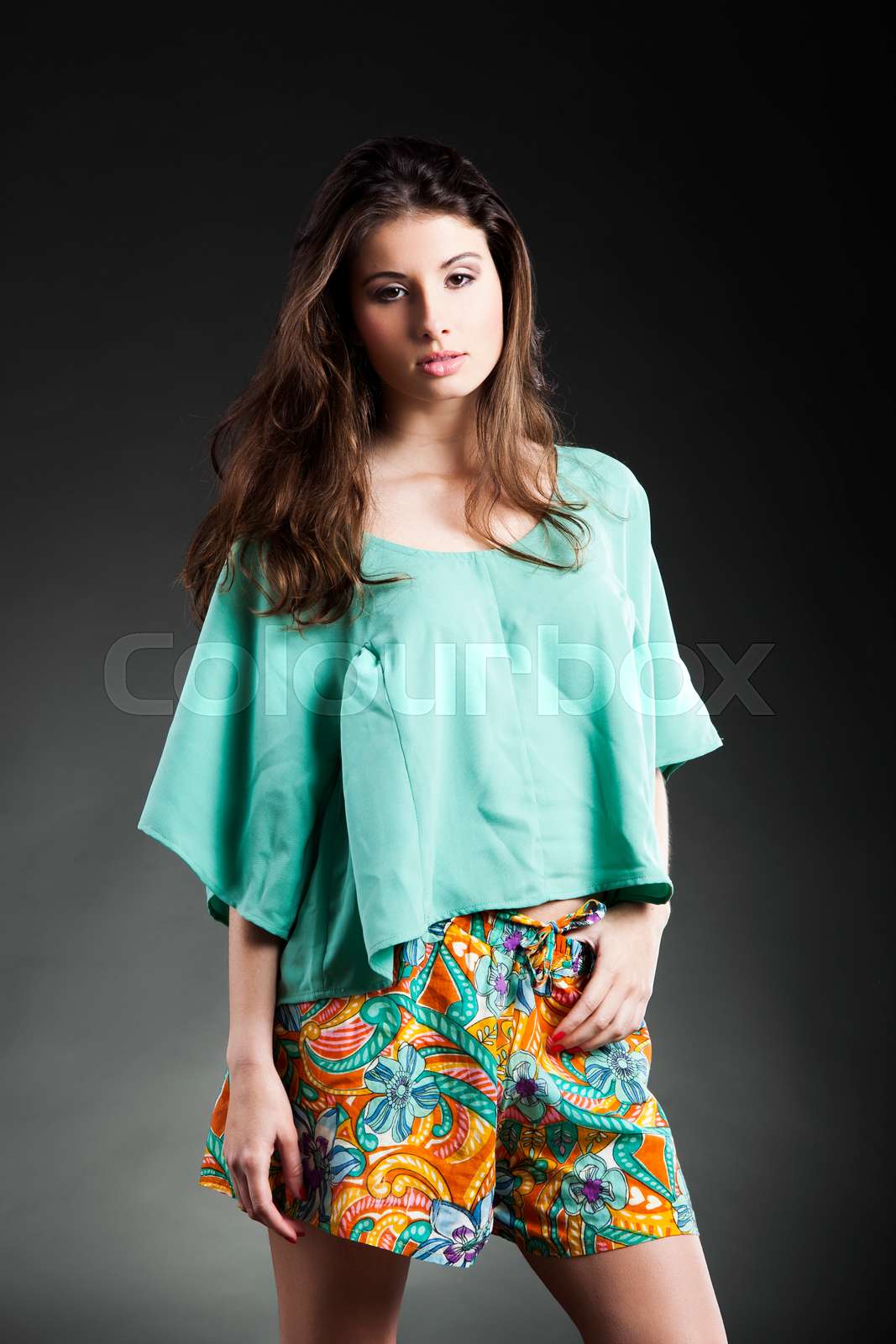 Fashion woman posing | Stock image | Colourbox