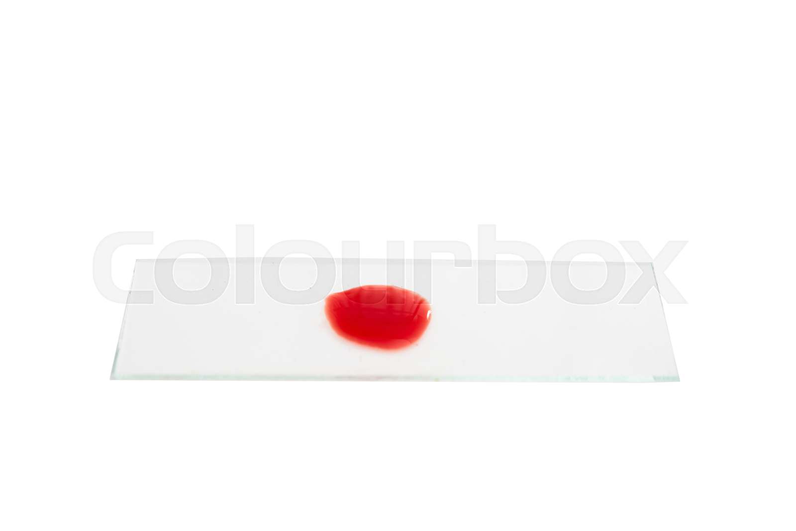 blood drop analysis isolated | Stock image | Colourbox