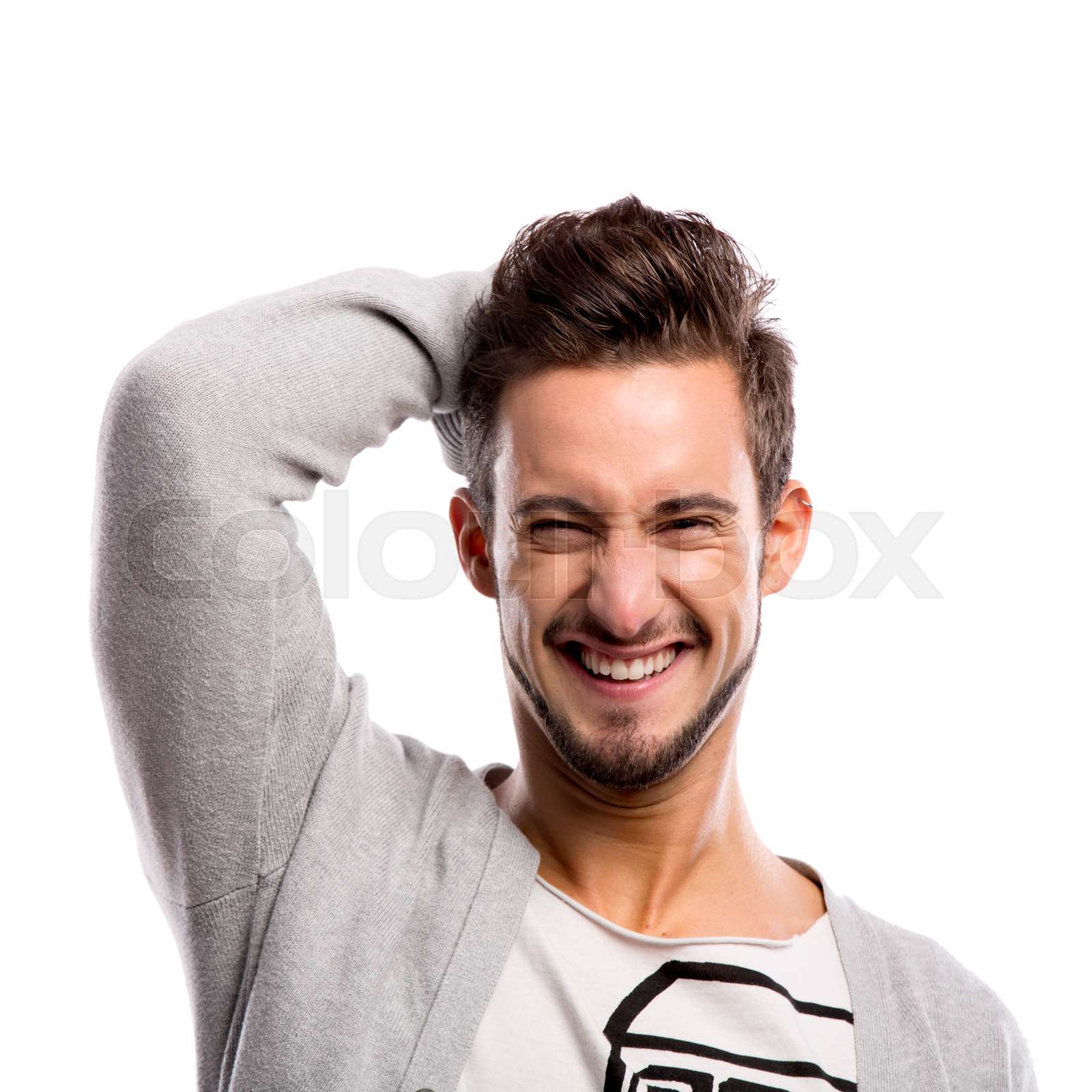 Man laughing | Stock image | Colourbox