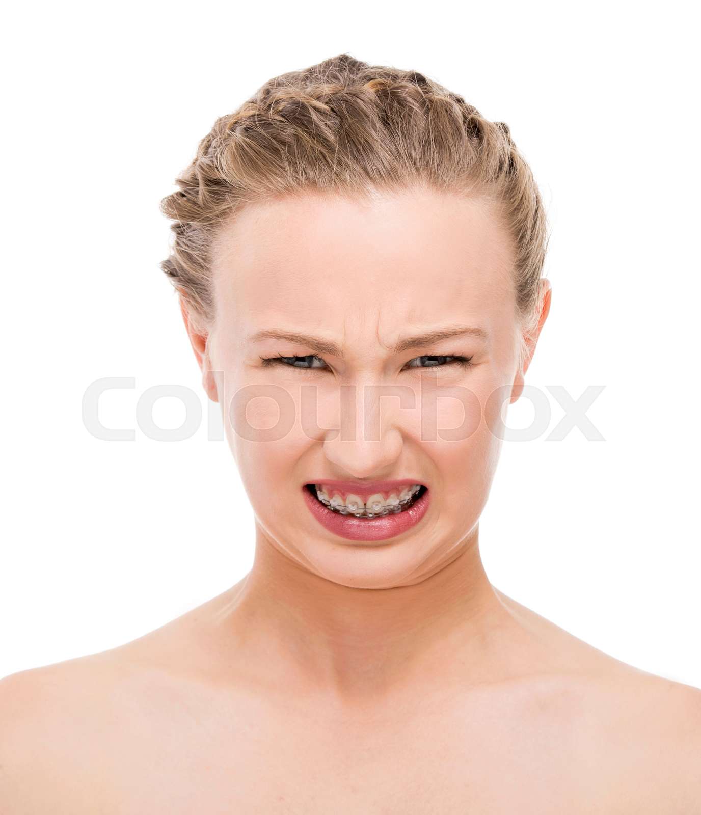 Disgusting face | Stock image | Colourbox