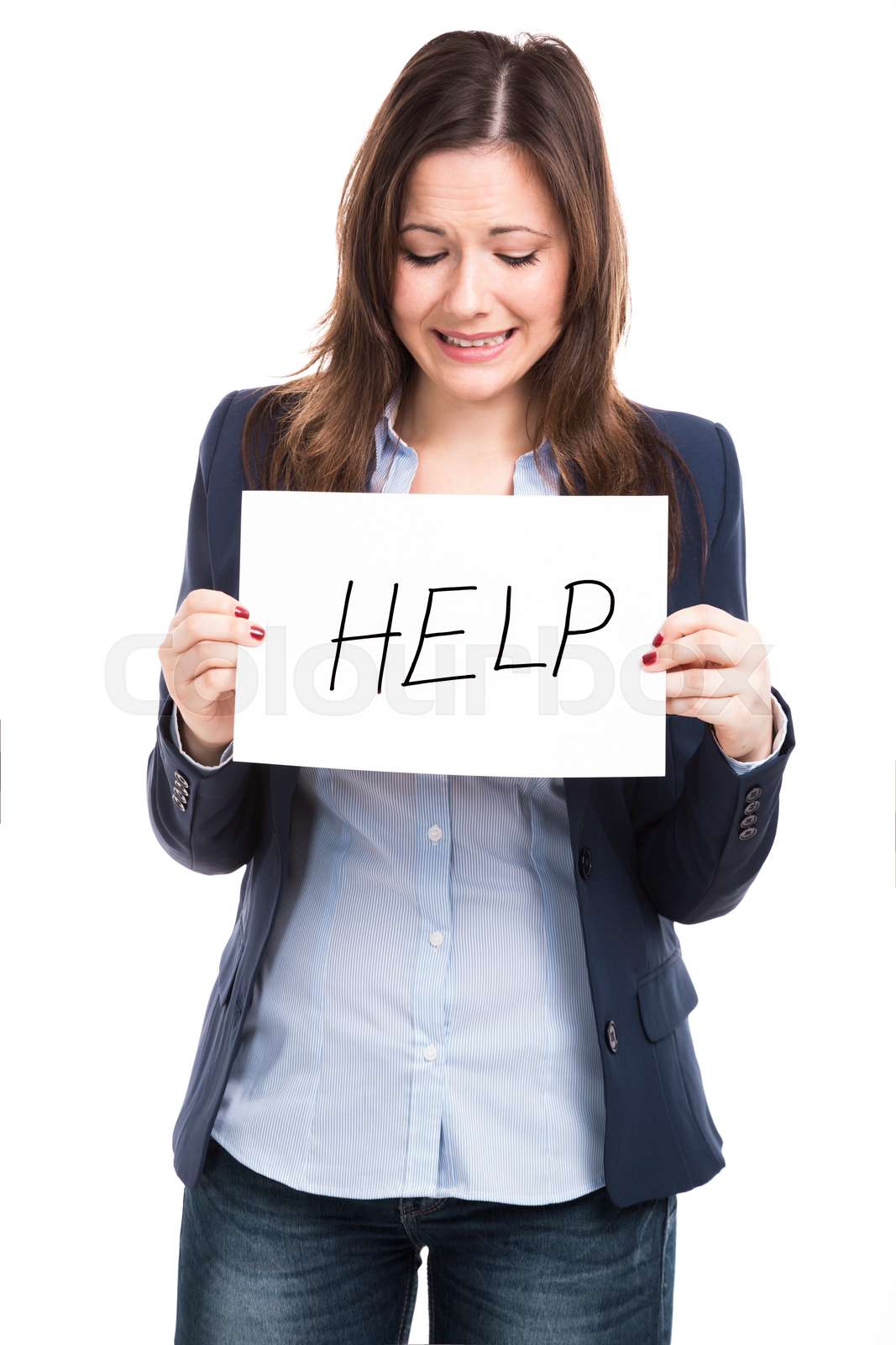 Asking for Help | Stock image | Colourbox