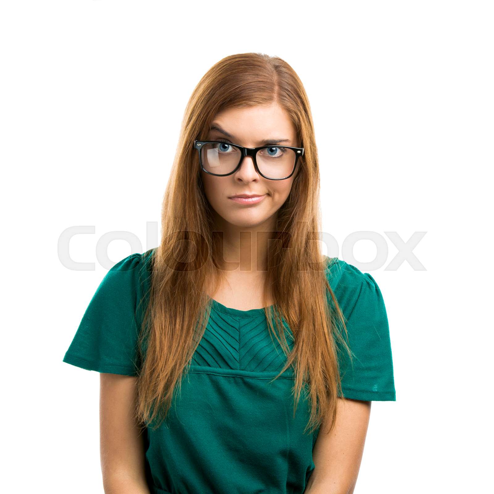 Suspicious Face | Stock image | Colourbox