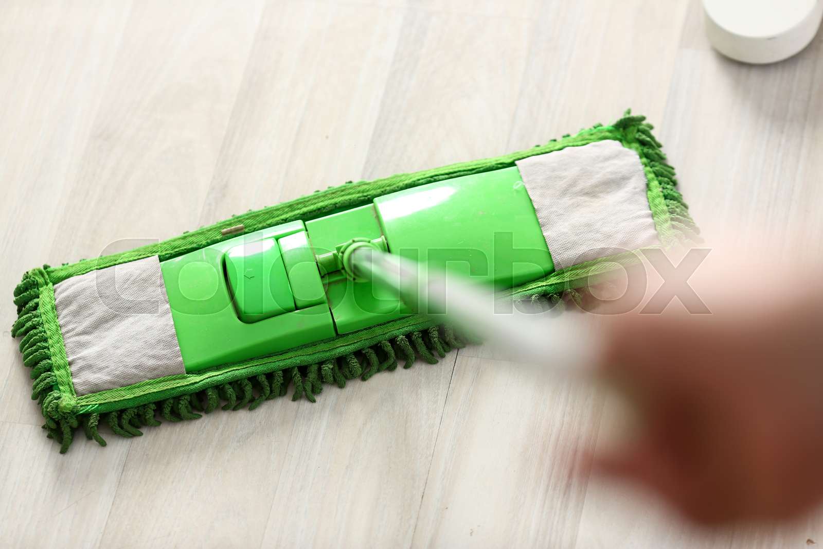 Green plastic mop | Stock image | Colourbox