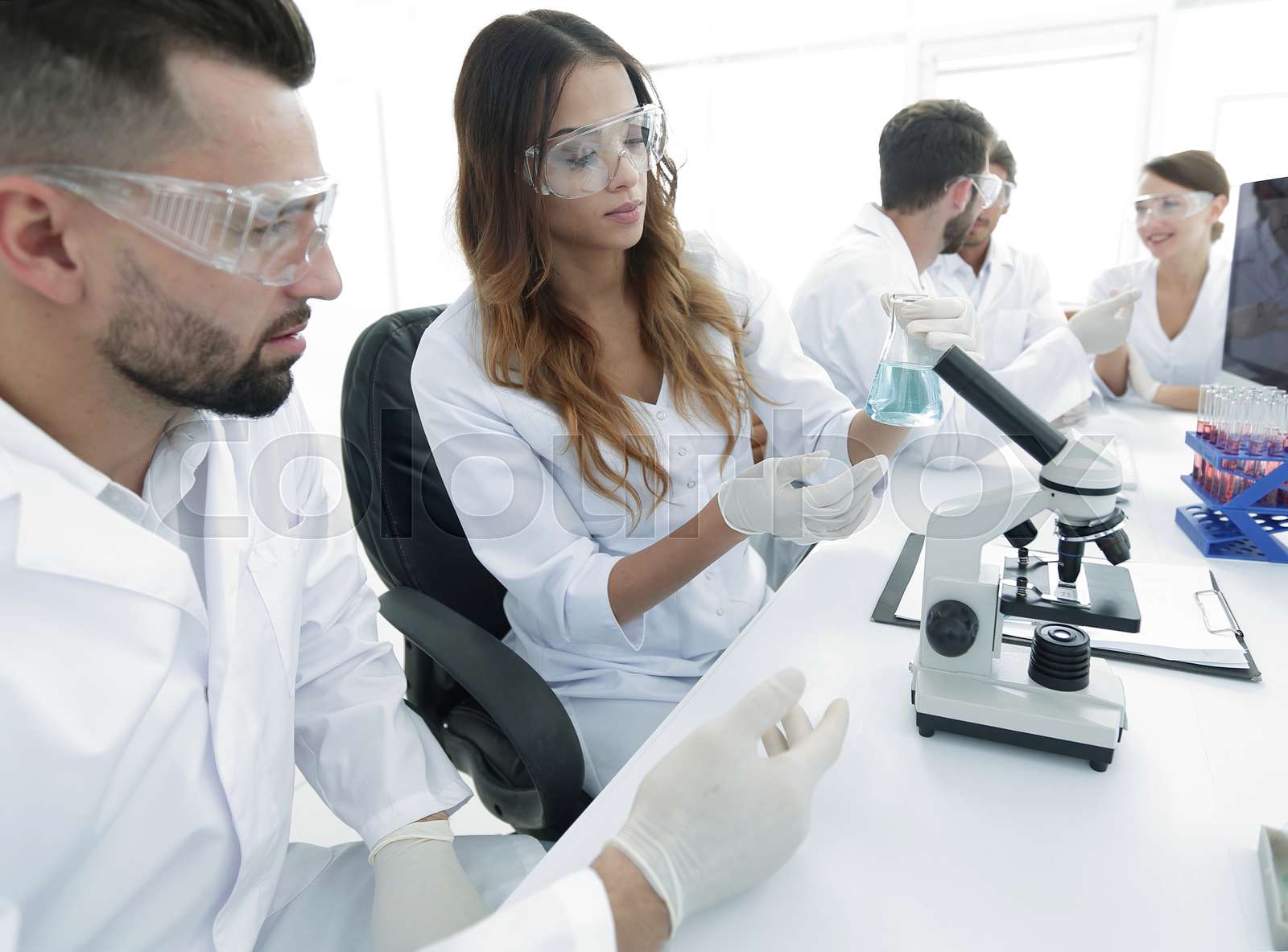laboratory staff in the workplace | Stock image | Colourbox