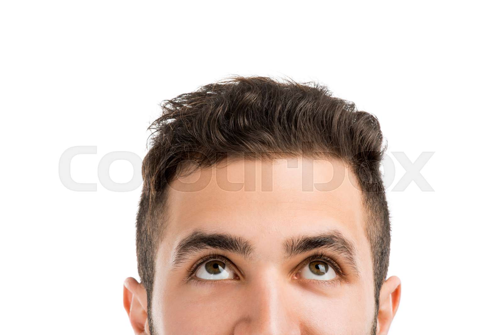 Guy looking up | Stock image | Colourbox