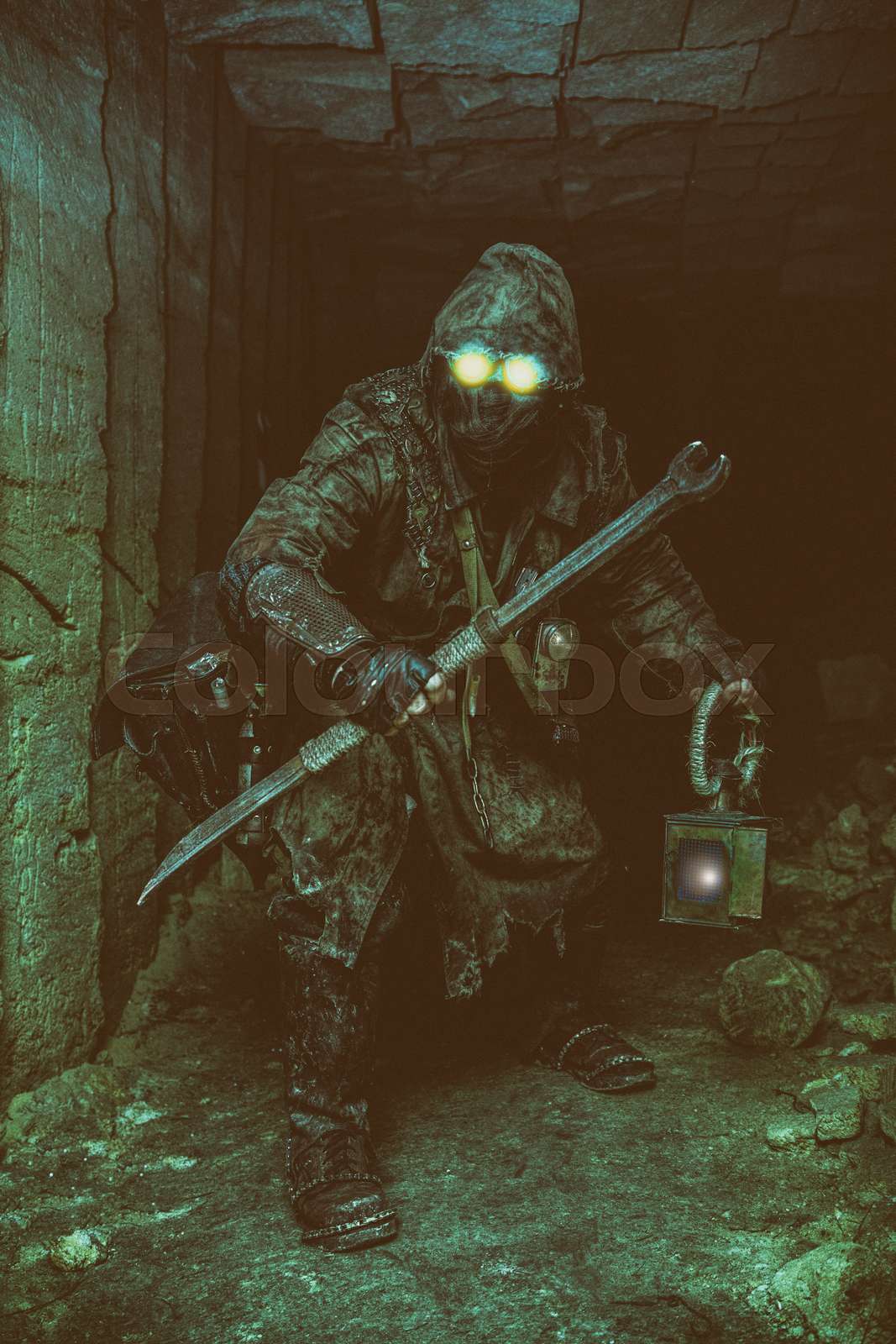 Underground post apoc beast | Stock image | Colourbox
