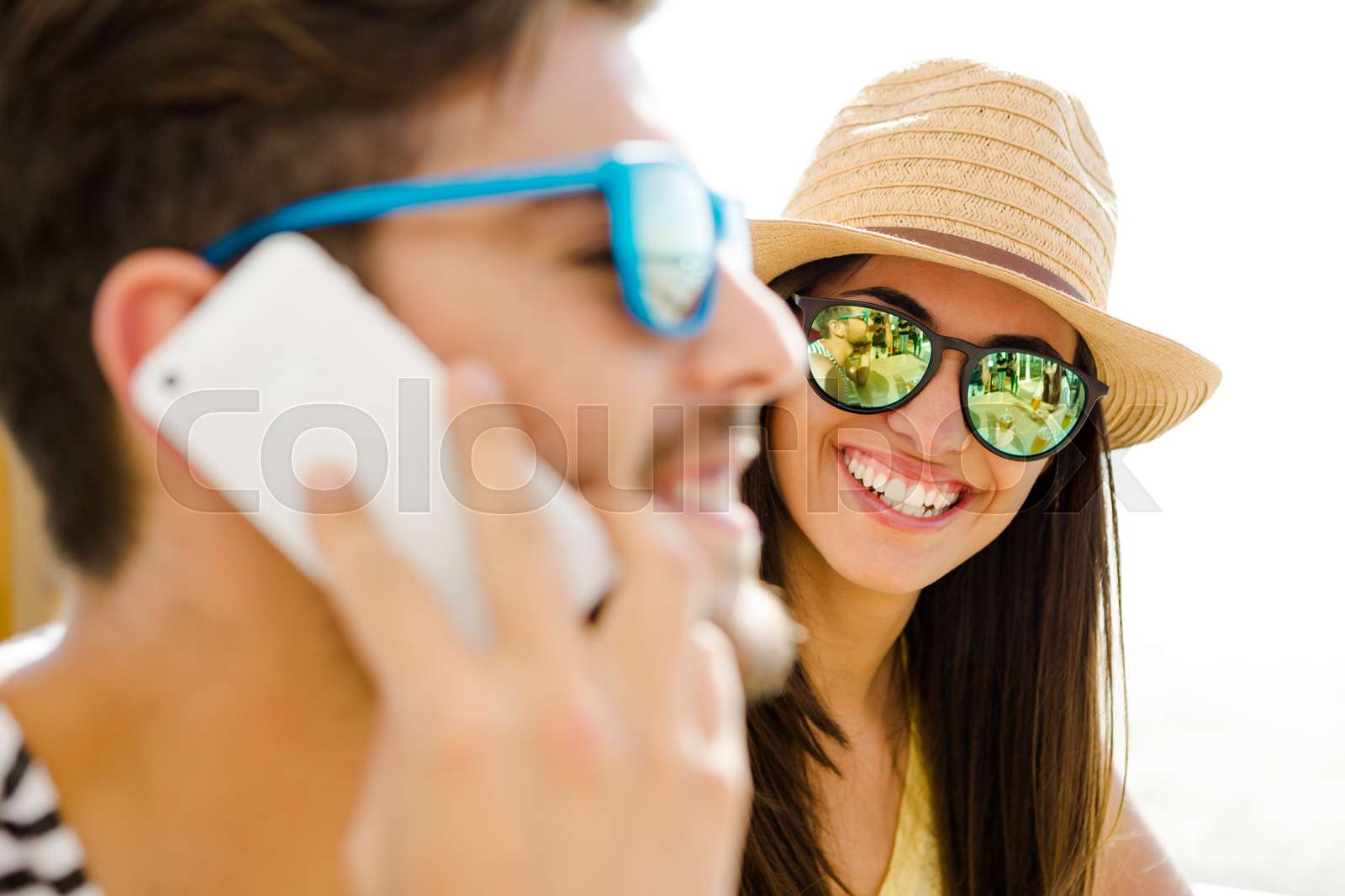 Couple of friends | Stock image | Colourbox