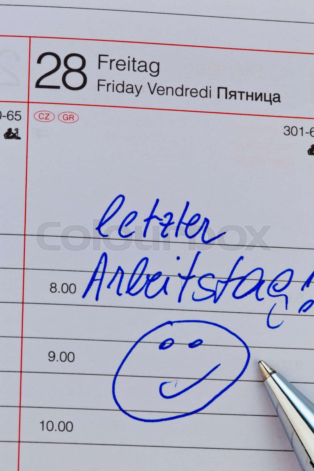 Calendar Note Last Working Day Stock Image Colourbox calendar-note-last-working-day-stock-image-colourbox