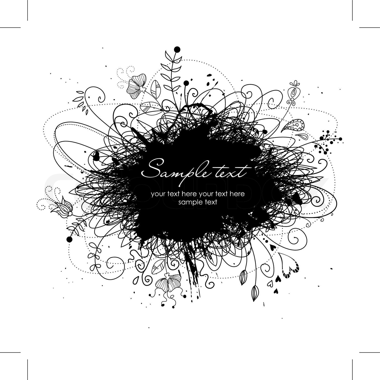 Black and White modern background with place for your text | Stock ...